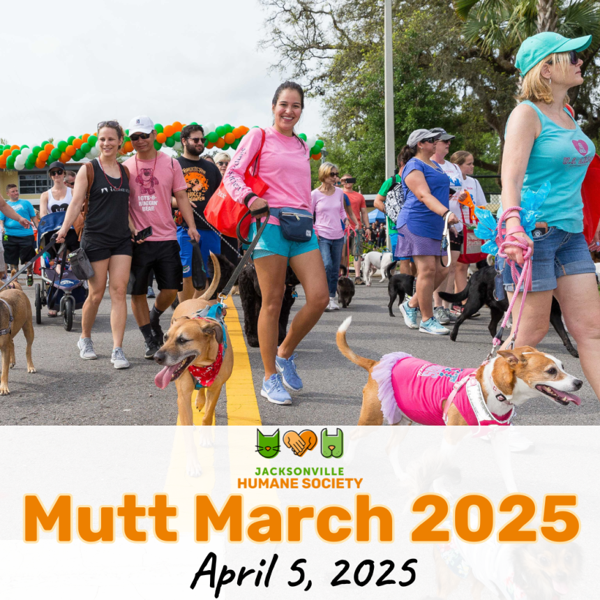 Mutt March 2025 - Jacksonville Humane Society