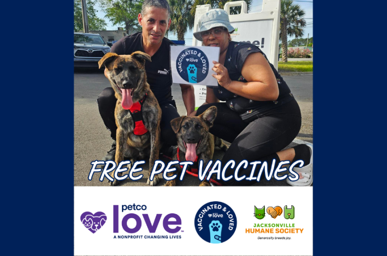 FREE Pet Vaccines - 1 Day Only - Jacksonville Humane Society